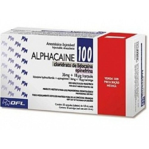Alphacaine Anestesia al 2% DFL | Eksa Dental