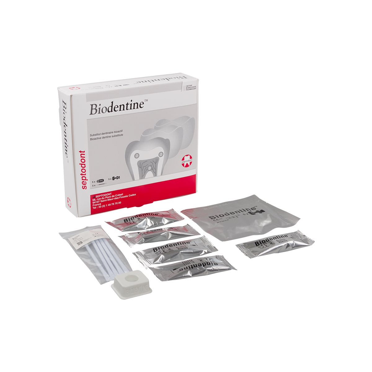 Biodentine sustituto bioactivo de la dentina Septodont | Eksa Dental